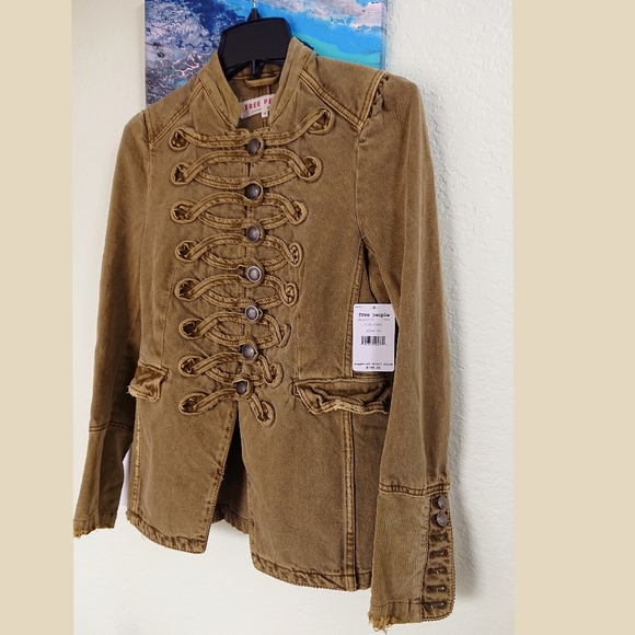 Free People | Jackets & Coats | Free People Seamed And Structured Denim ...